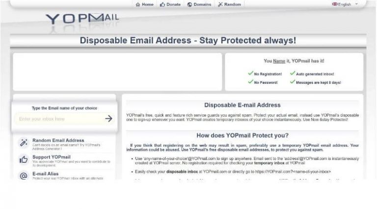 Как да създадете временен имейл с Yopmail? | Pomagai.org